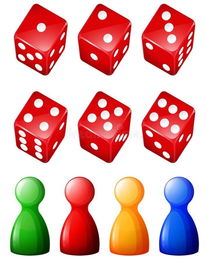 Dice Numbers Clip Art Stock Illustrations – 44 Dice Numbers Clip Art ...