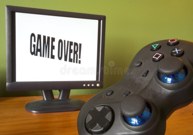 Game over editorial photography. Image of kids, closeup - 861172