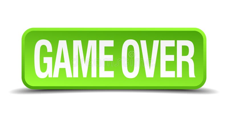 Game over button stock vector. Illustration of button - 121127336
