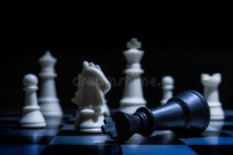 Chess Game, Power of Small Wins Stock Image - Image of menial, effort ...