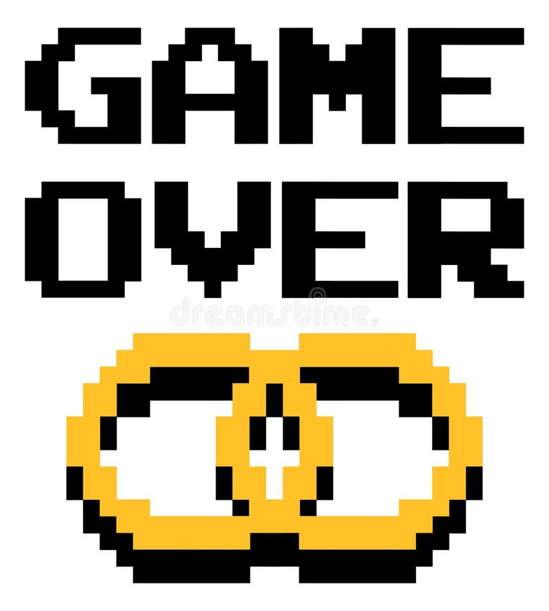 Game over german stock vector. Illustration of night - 171712007