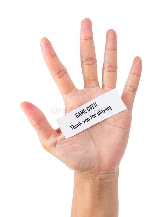 Game Over Thank You Playing Stock Photos - Free & Royalty-Free Stock ...