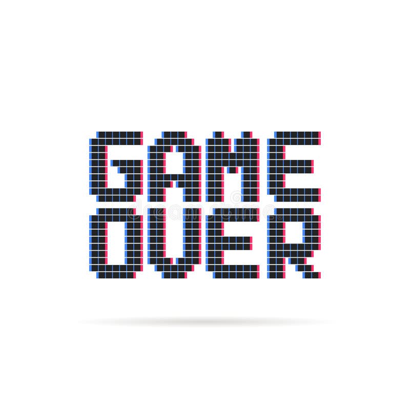Game Over Text Video Game Glitch Stock Illustrations – 214 Game Over ... Game Over Text Video Game Glitch Stock Illustrations – 214 Game Over ...