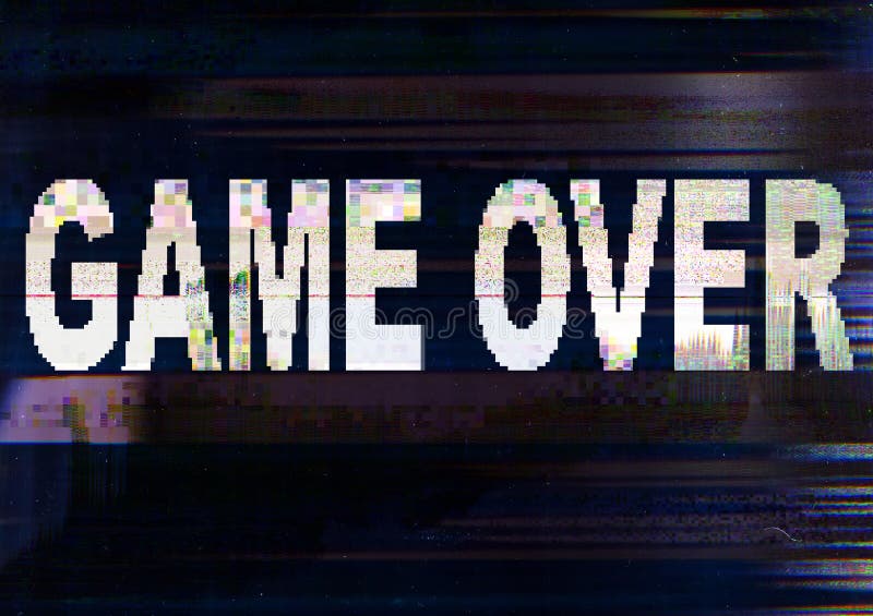Game Over Message Distorted Screen Static Noise Stock Photo - Image of ... Game Over Message Distorted Screen Static Noise Stock Photo - Image of ...