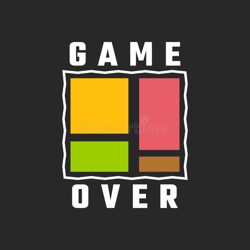 Game Over Logo Design Stock Illustrations – 825 Game Over Logo Design ...