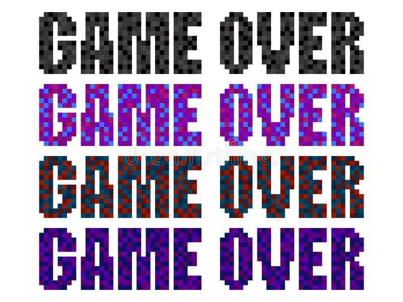 Pixel Game Over Message Stock Illustrations – 323 Pixel Game Over ... Pixel Game Over Message Stock Illustrations – 323 Pixel Game Over ...