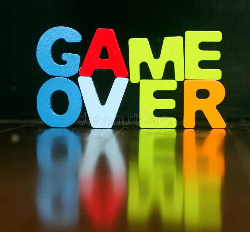 Lettering, Game Over Picture. Image: 35472521