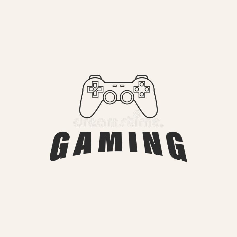 Game Pad Icon Design Logo Vector Stock Vector - Illustration of level ...