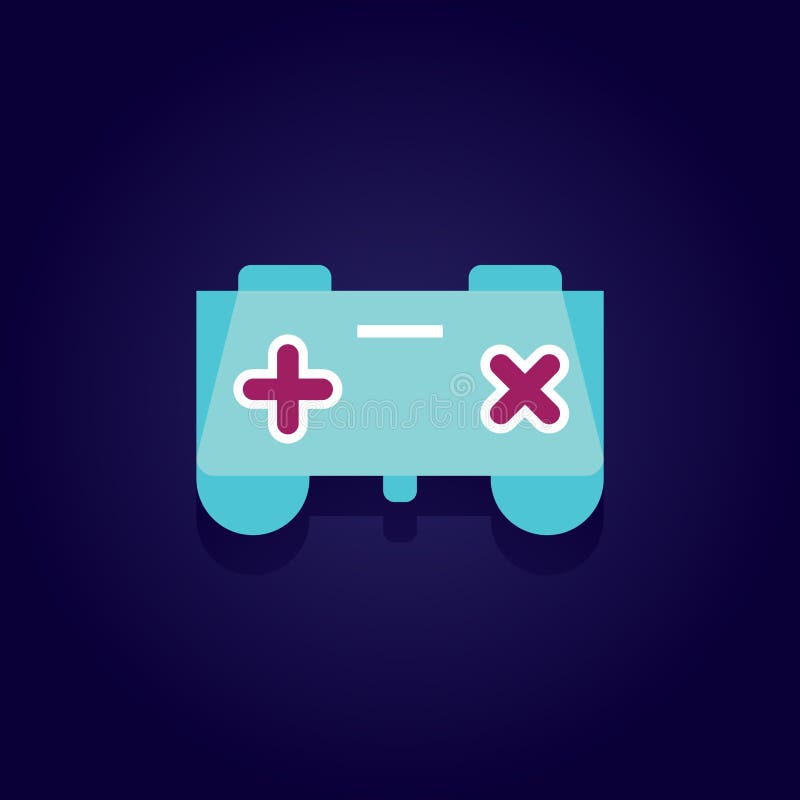 Game-pad Icon stock vector. Illustration of entertainment - 87764864