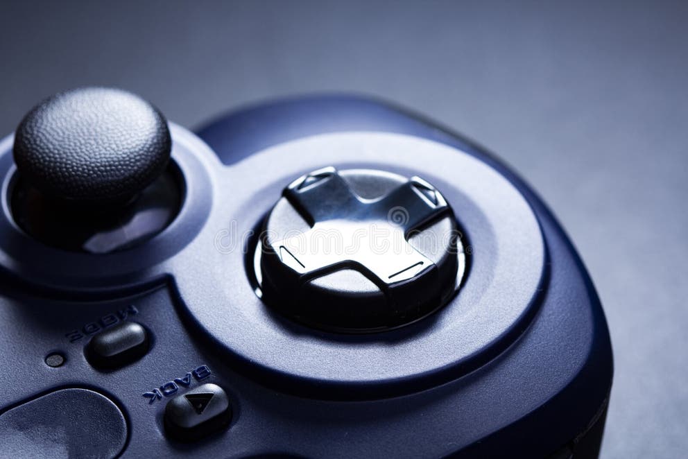 Game Pad Video Controller, Gamepad with Sticks and Buttons, Close Up ...