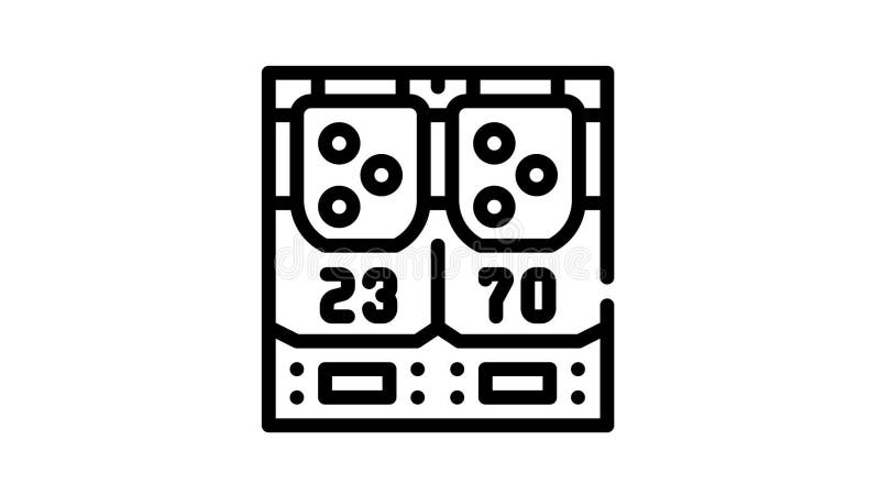 Game Panel Black Icon Animation Stock Footage - Video of biomaterials ...