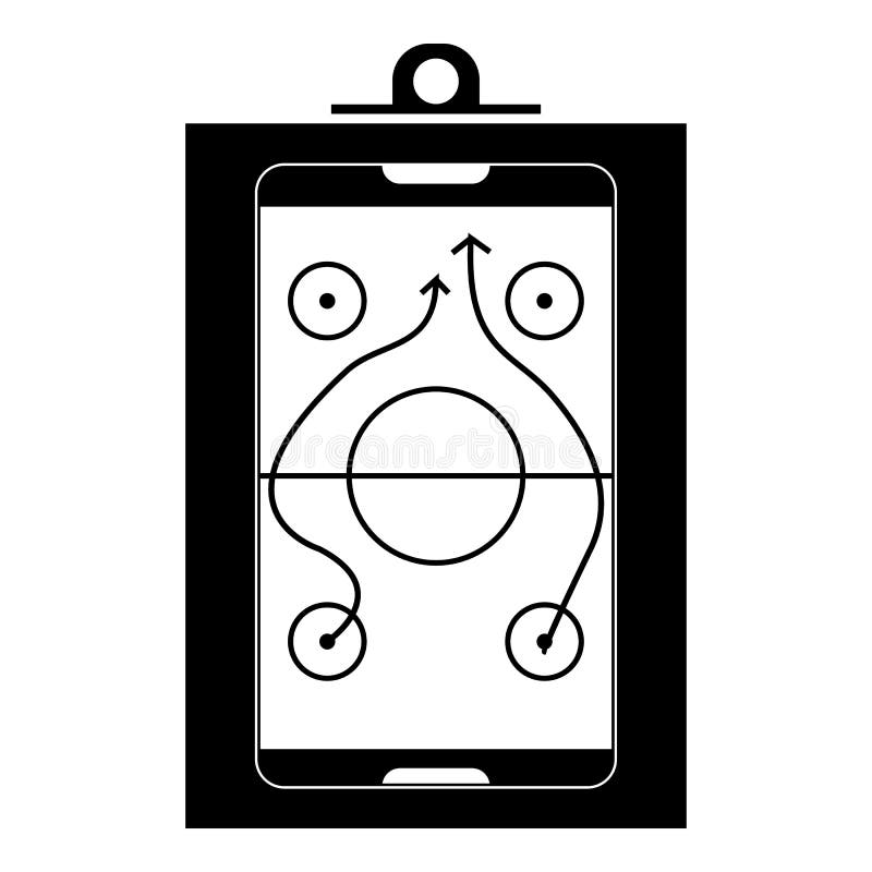 Game Plan Icon, Simple Style Stock Vector - Illustration of leadership ...