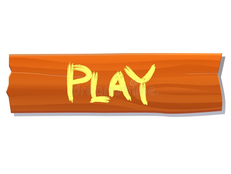 Game play menu ui vector stock vector. Illustration of clip - 260966339