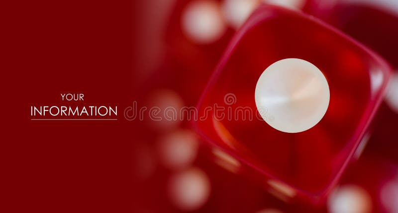 Game Playing Red Dice Pattern Stock Image - Image of dice, addiction ...