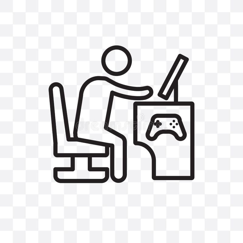 Playing Icon Vector Sign and Symbol Isolated on White Background ...