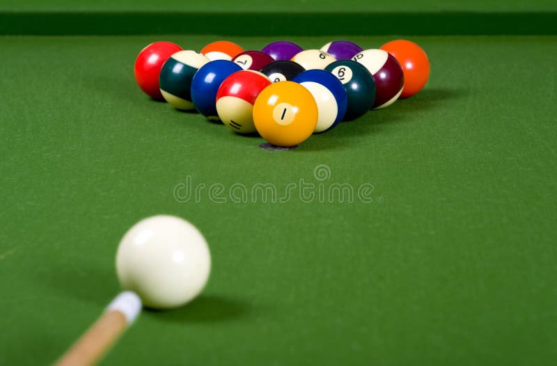 Pool - billiards stock image. Image of felt, hall, challenge - 1137059