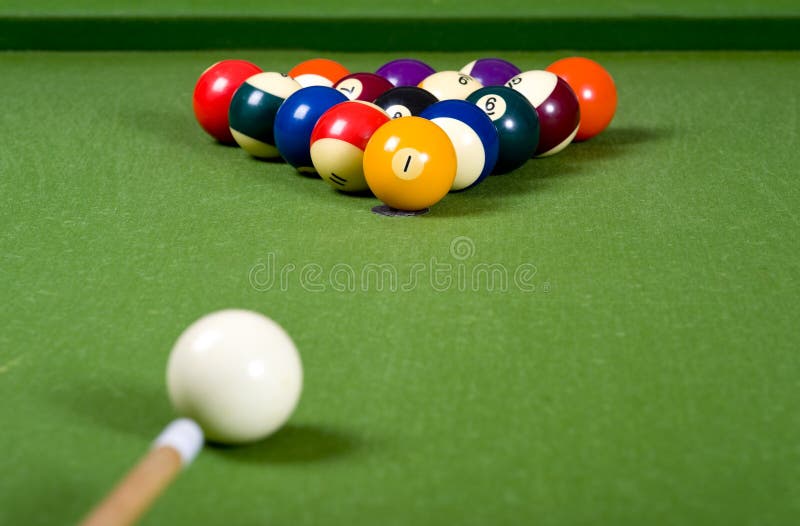 Pool - billiards stock image. Image of felt, hall, challenge - 1137059