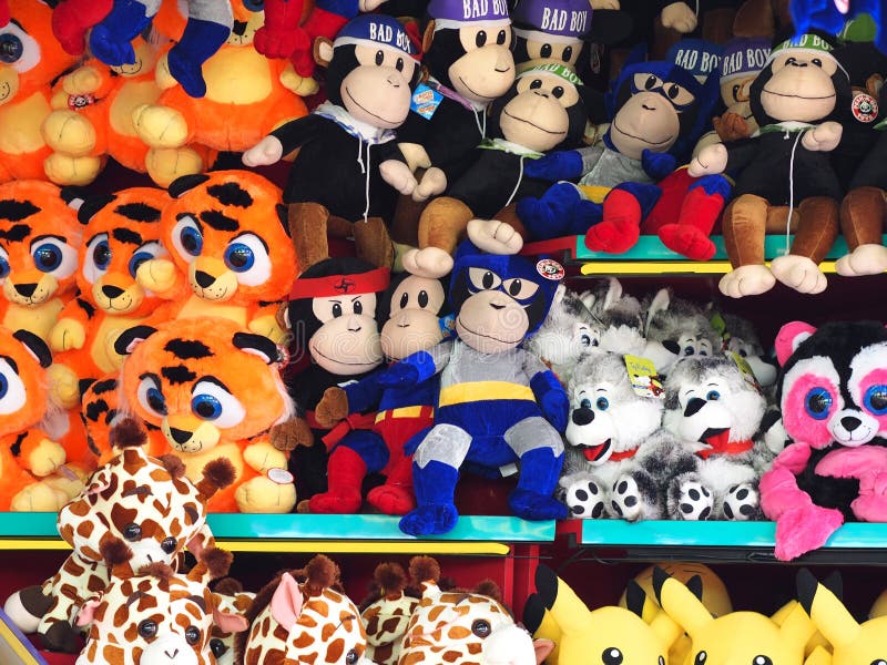 Game Prizes at Game Booth editorial stock photo. Image of games - 43122828