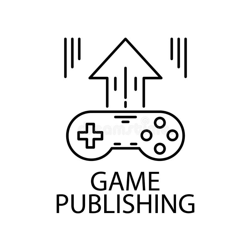 Game Publishing Outline Icon. Element of Gaming Outline Icon for Mobile ...