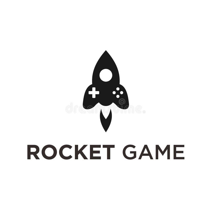 Game Rocket Logo Design Vector Illustration Stock Vector - Illustration ...