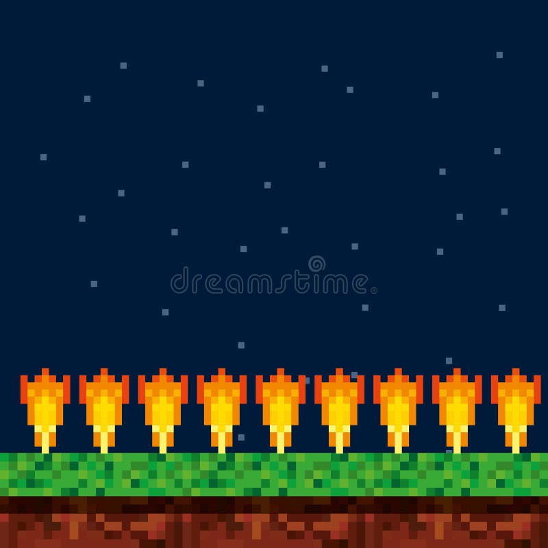 Game Scene Pixelated Background Stock Illustrations – 534 Game Scene ...