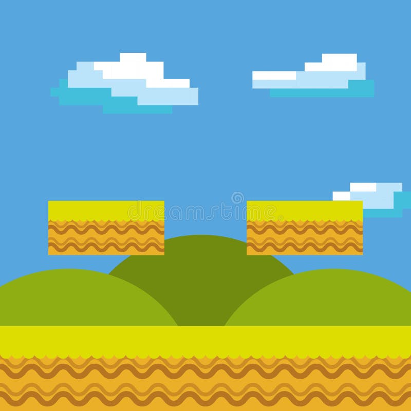 Game Scene Pixelated Background Stock Illustrations – 534 Game Scene ...