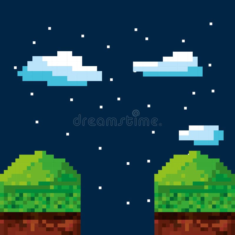 Game Scene Pixelated Background Stock Illustrations – 534 Game Scene ...