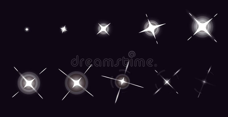 Sparkle Animation Sprite Stock Illustrations – 168 Sparkle Animation ...