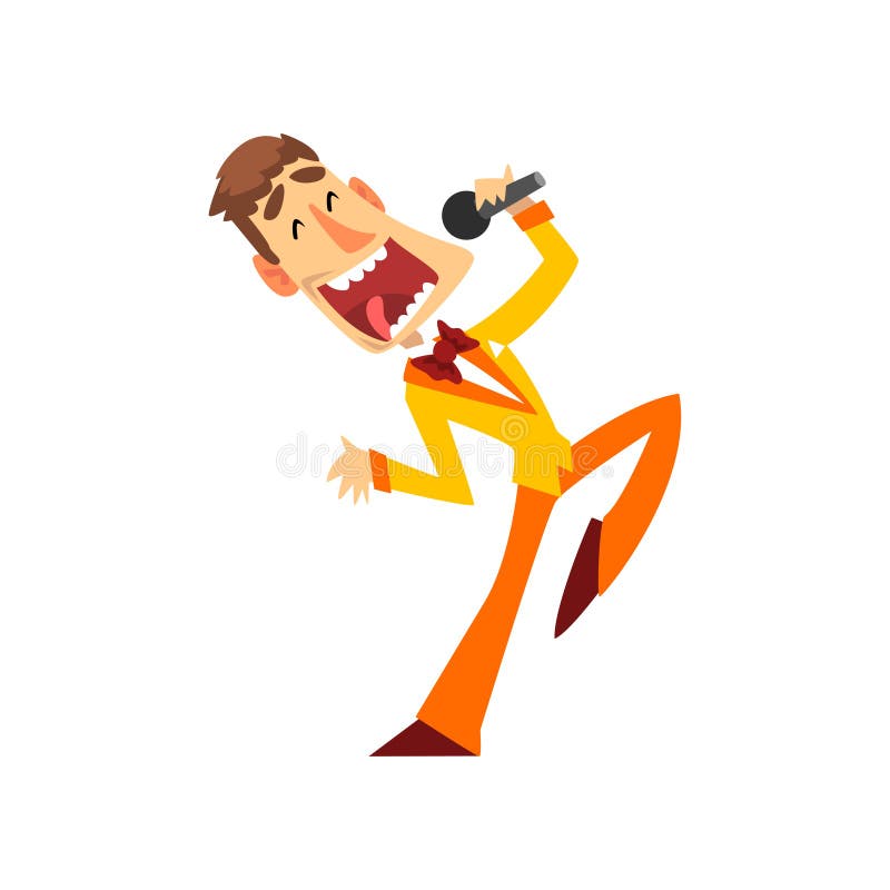 Cartoon Host Emcee Microphone Stock Illustrations – 26 Cartoon Host ...