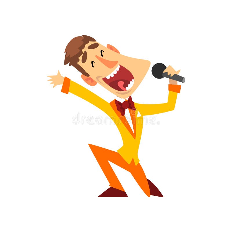 Cartoon Host Emcee Microphone Stock Illustrations – 26 Cartoon Host ...