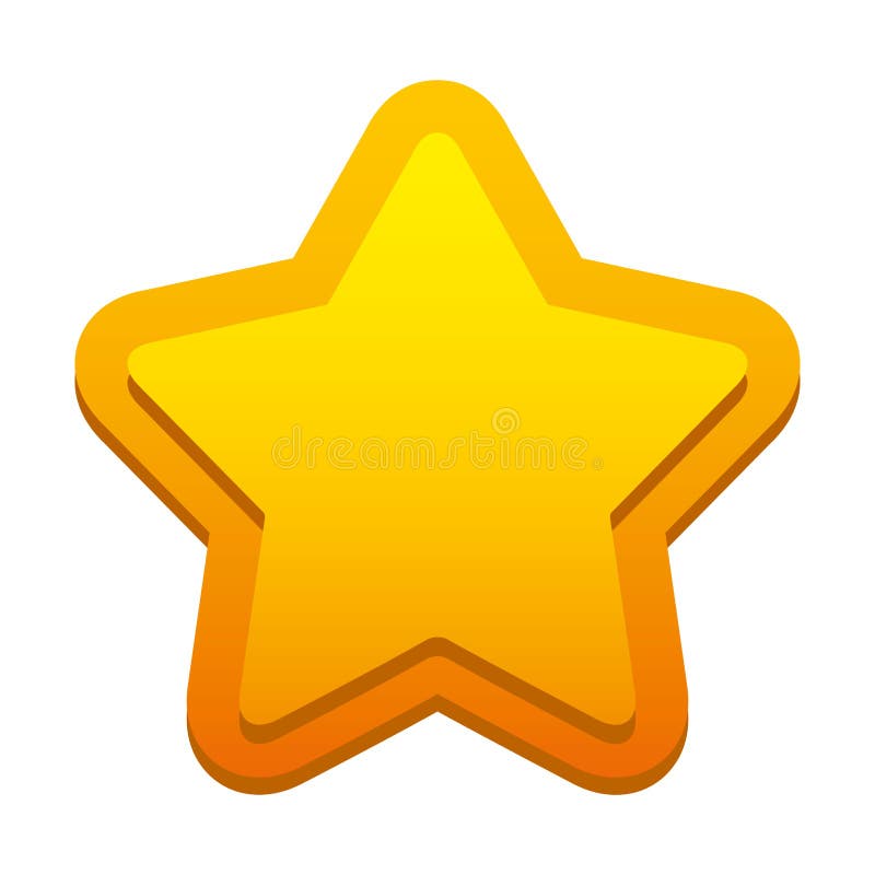 Game star isolated icon stock illustration. Illustration of shine ...