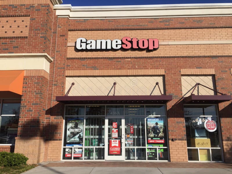 Game Stop store editorial photography. Image of electronics - 43024217