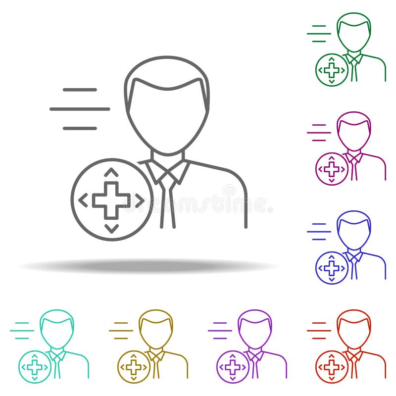 Game Support Outline Icon. Elements of Game Development in Multi Color ...