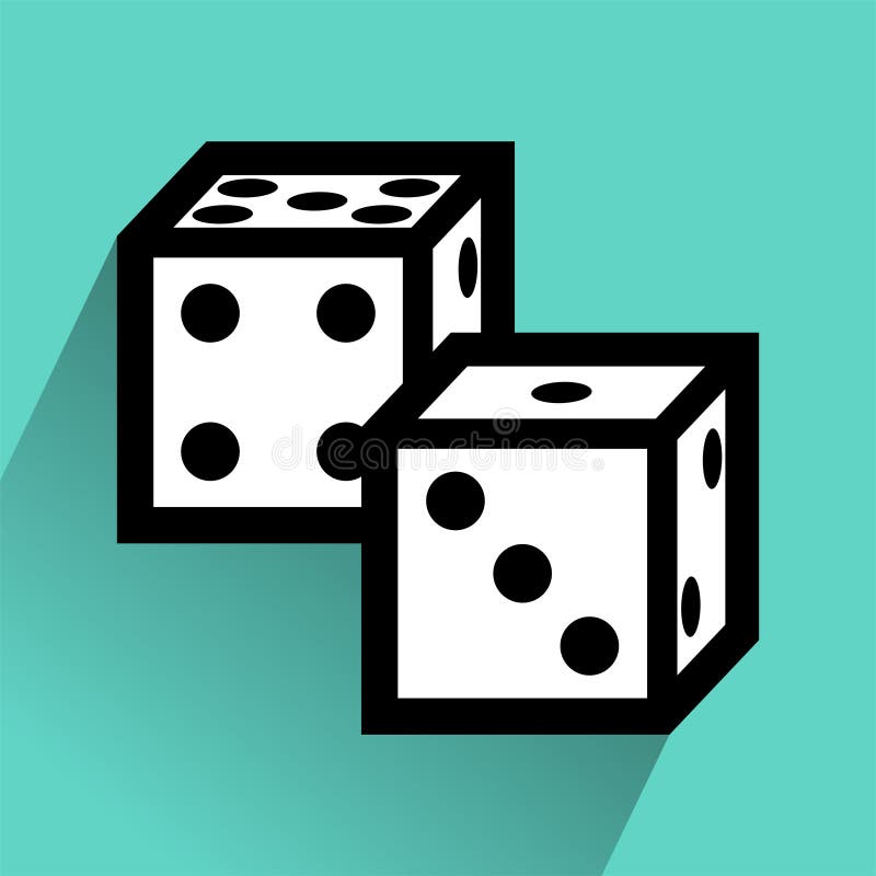 Game symbol stock vector. Illustration of square, dice - 62657583