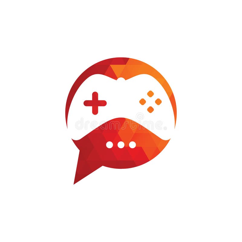 Game Talk Logo Design Vector Template Icon. Stock Vector - Illustration ...