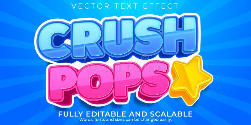 Game Text Effect, Editable Cartoon and Cyber Text Style Stock ... Game Text Effect, Editable Cartoon and Cyber Text Style Stock ...