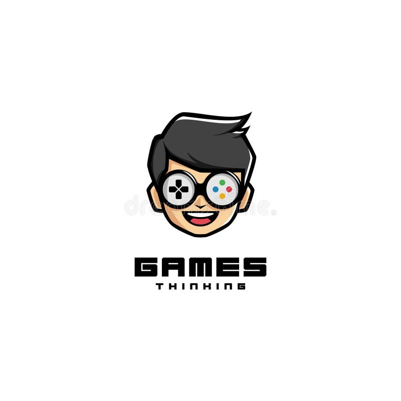 Game Thinking Logo Template Vector Stock Vector - Illustration of icon ...