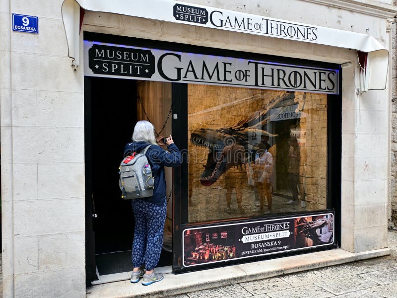 Game of Thrones Museum and Store in Split, Croatia Editorial Stock ...