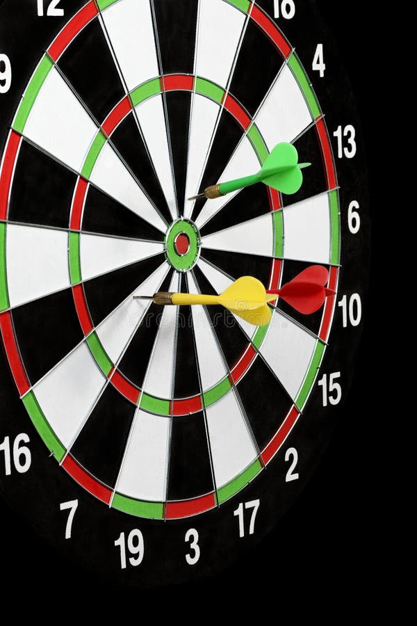 Game Throwing Darts at the Target Stock Photo - Image of throw, darts ...