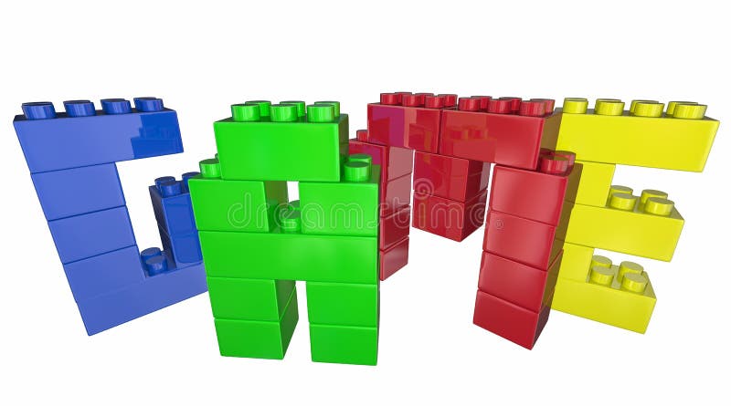 Build Word Toy Building Blocks Stock Illustrations – 104 Build Word Toy ...