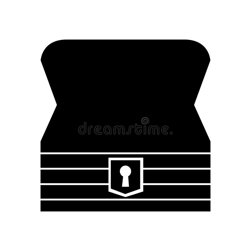 Game Treasure chest icon stock illustration. Illustration of ancient ...