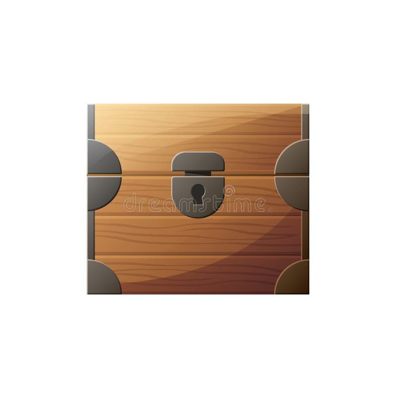Game UI Asset. Gaming User Interface Chest Icon Stock Vector ...