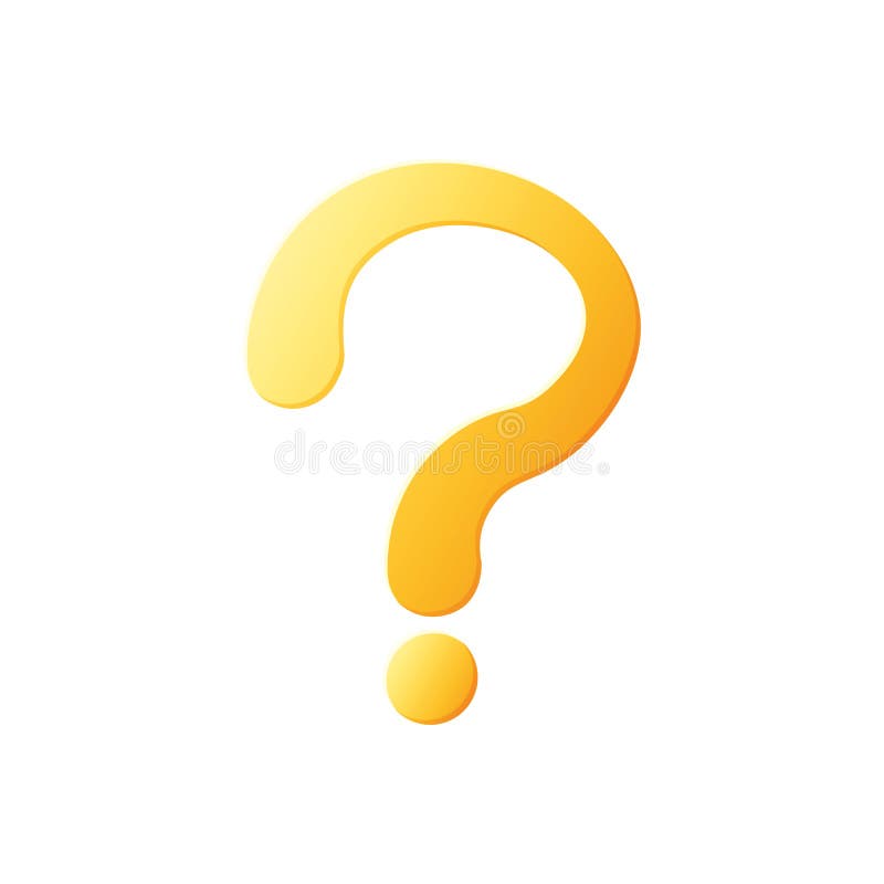 Game UI Asset. Gaming User Interface Question Mark Icon Stock Vector ...