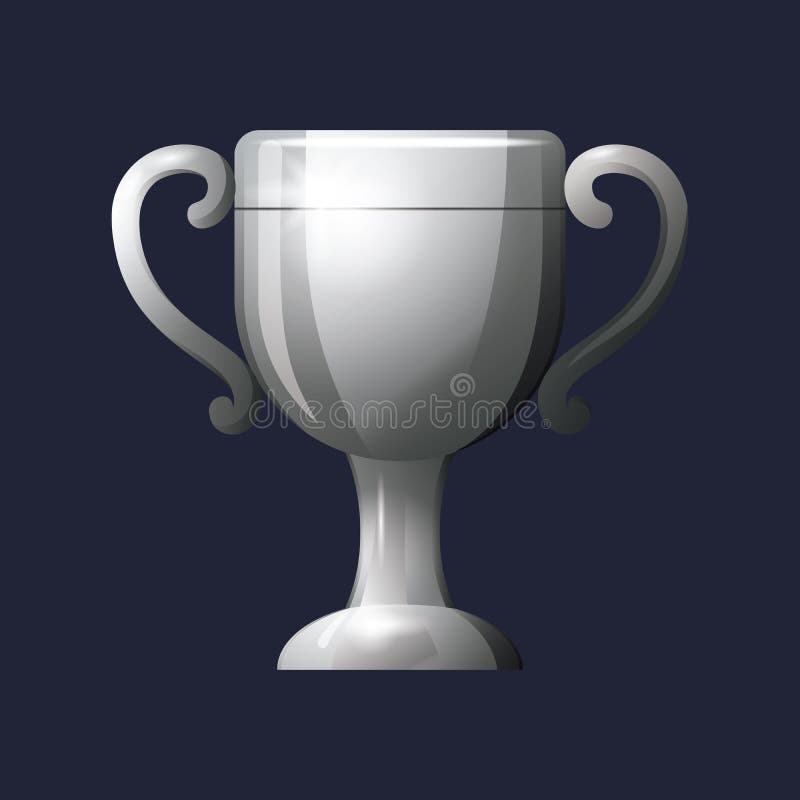 Game UI Asset. Gaming User Interface Trophy Cup Icon Stock Vector ...