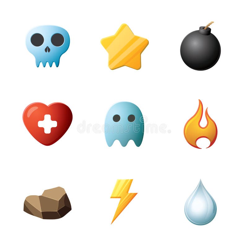 Game UI Assets Set. Gaming User Interface Icons Collection Stock Vector ... Game UI Assets Set. Gaming User Interface Icons Collection Stock Vector ...