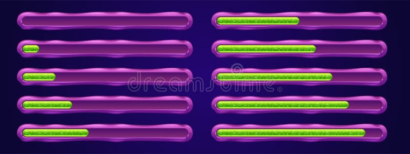 Game Ui Loading Progress Bars Cartoon Vector Set Stock Illustration ... Game Ui Loading Progress Bars Cartoon Vector Set Stock Illustration ...