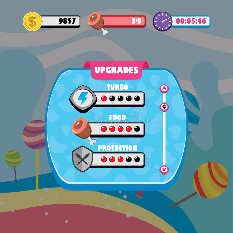 Mobile Game Ui Stock Illustrations – 10,570 Mobile Game Ui Stock ...