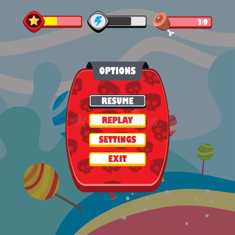 Mobile Game Ui Stock Illustrations – 10,570 Mobile Game Ui Stock ...