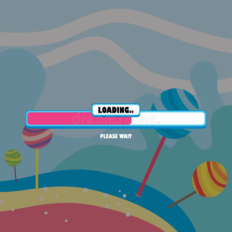 Game Ui Menu Application Mobile App Stock Vector - Illustration of ...