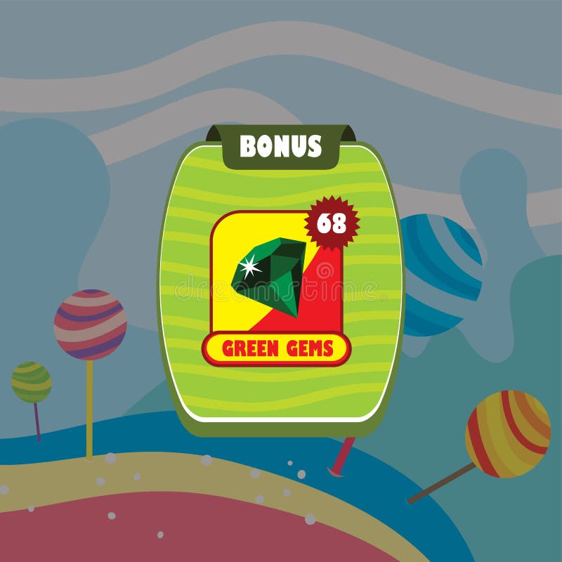 Game Ui Menu Application Mobile App Stock Vector - Illustration of ...